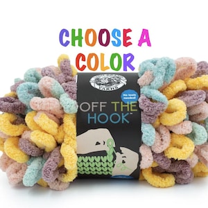Lion Brand off the Hook Loop Jumbo Polyester Yarn - Etsy