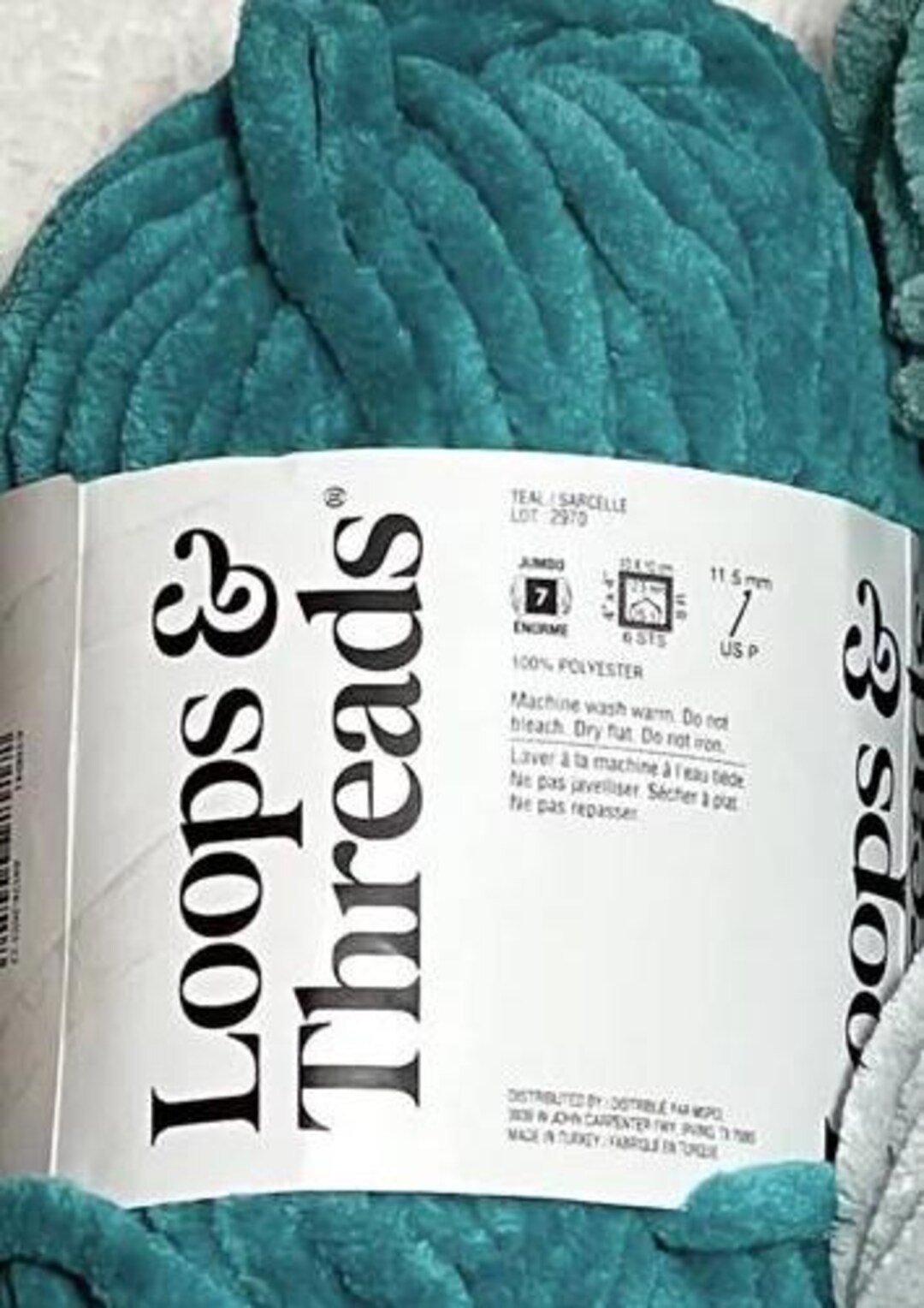 TEAL Sweet Snuggles Yarn by Loops & Threads - Etsy