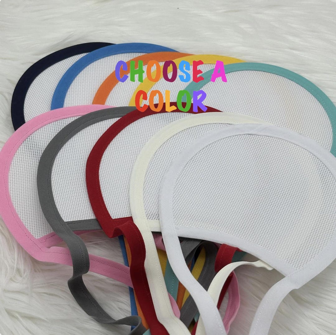 Blank Baby Bib for Cross Stitch or Embroidery. Solid Color Borders. - Etsy