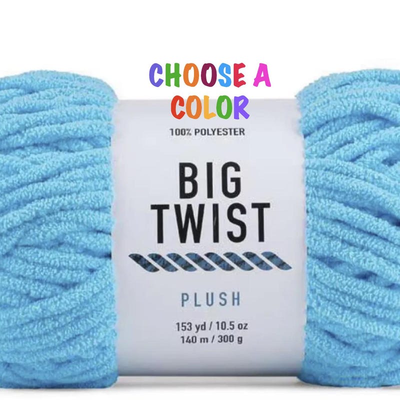 Big Twists Plush Yarn - Etsy