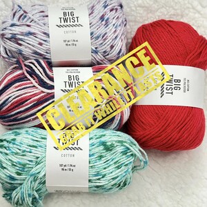 Worsted Cotton Blend 107-144 Yards Yarn by Big Twist. Choose a Color - Etsy