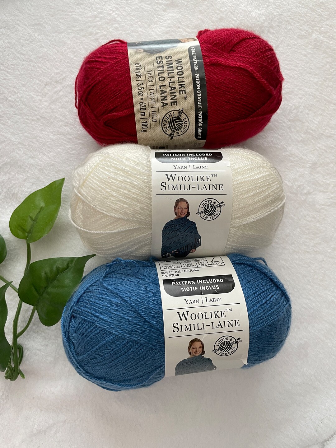 Woolike Yarn by Loops & Threads. Choose a Color. - Etsy