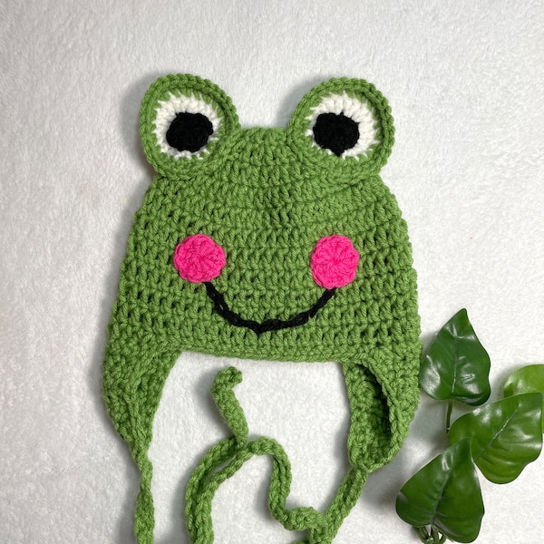 Frog Hat - Etsy