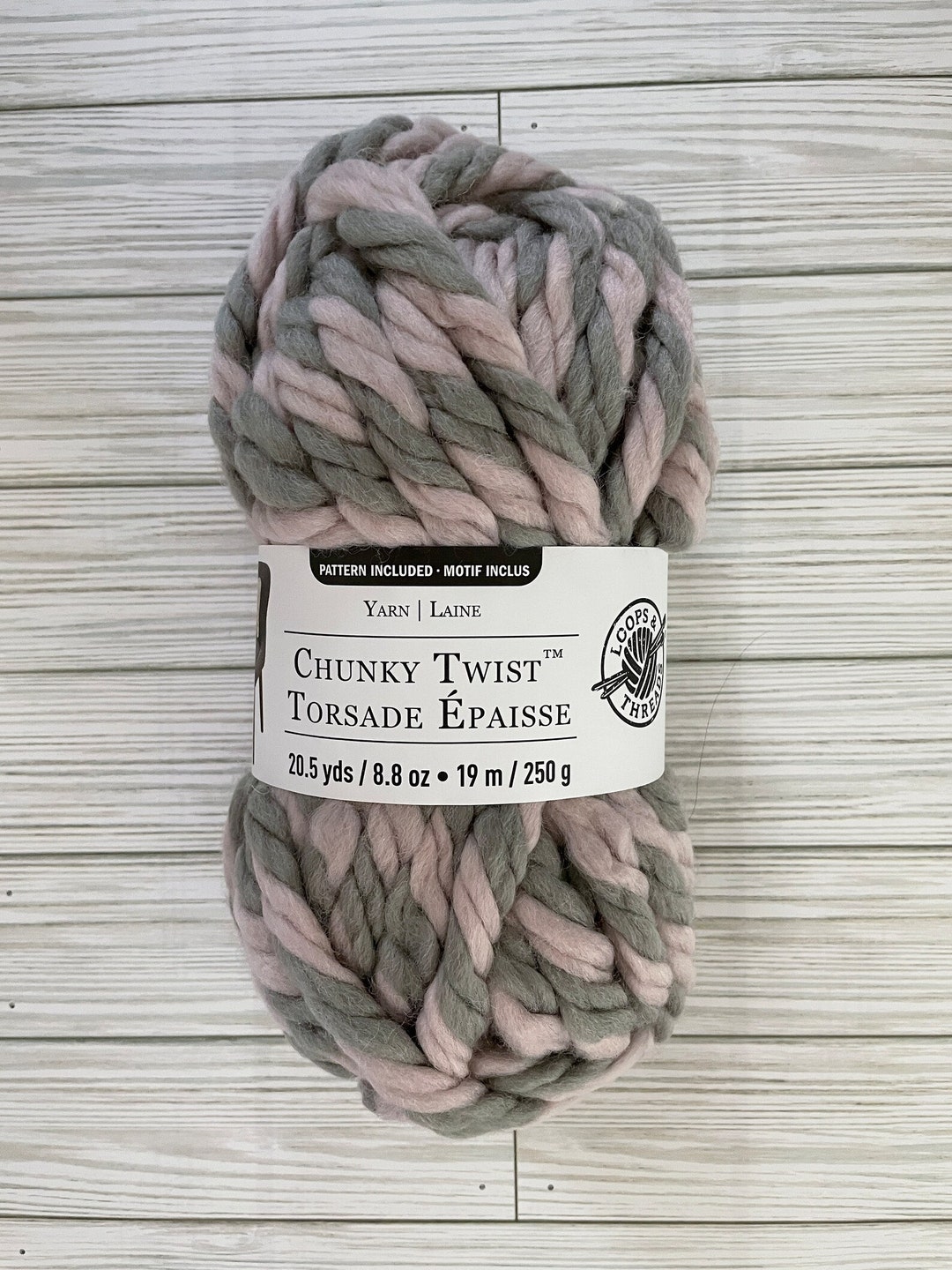 Chunky Twist Yarn by Loops & Threads. Choose Your Color. - Etsy
