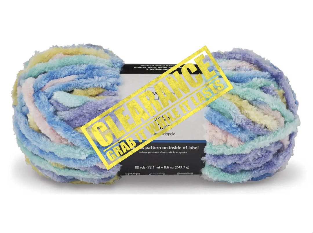 MULTI PINK Mainstays Velvet Yarn, 80 Yd, 100% Polyester, Super Bulky - Etsy