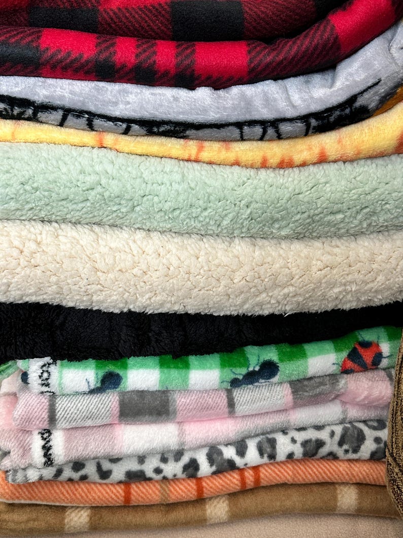 REMNANTS, FLEECE Remnants - Assorted Types Designs & Sizes - Etsy