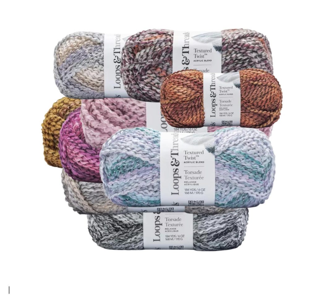 Textured Twist Yarn by Loops & Threads - Etsy