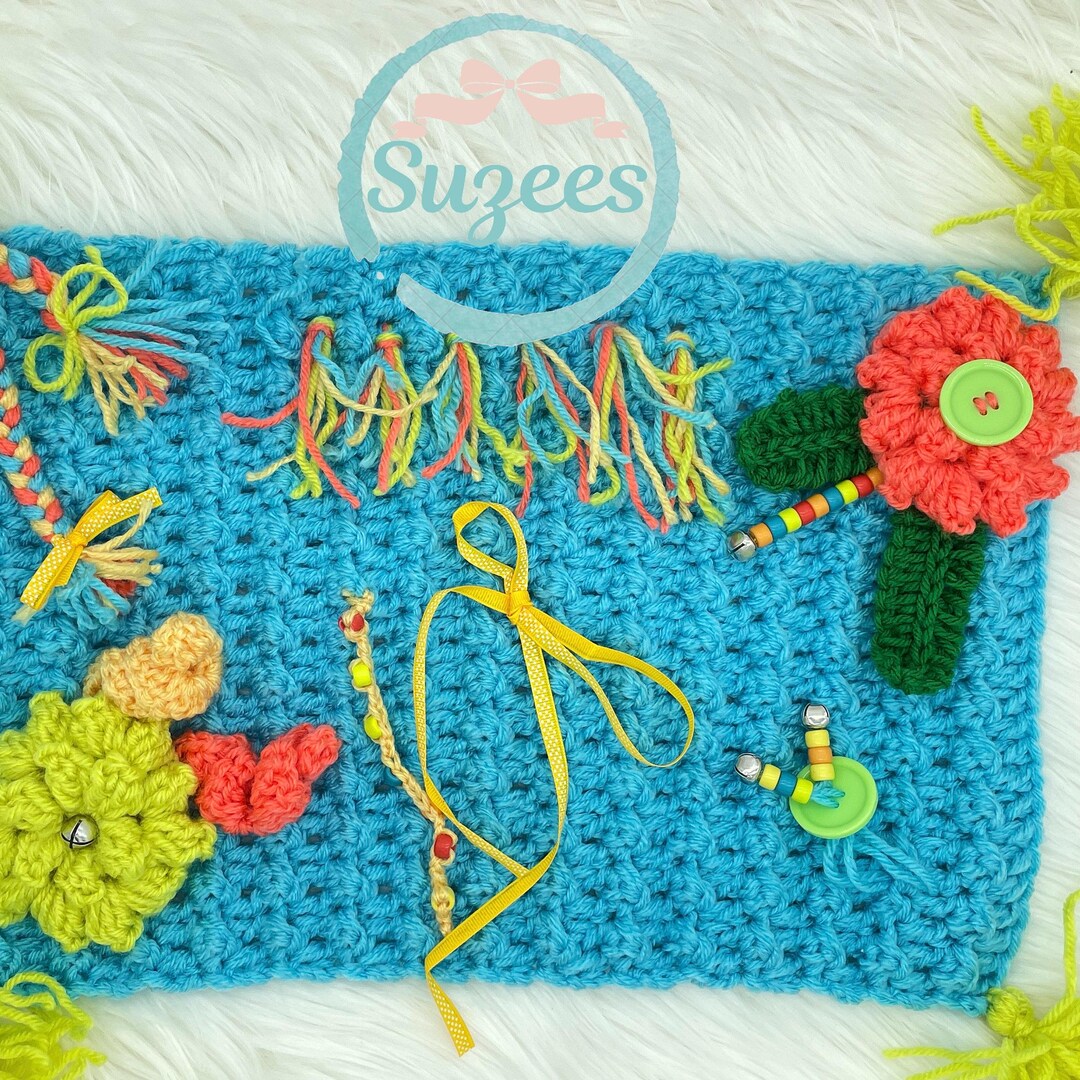 10x16" Crochet Fiddle Mat. Fidget Mat. SUZEES3030 - Etsy