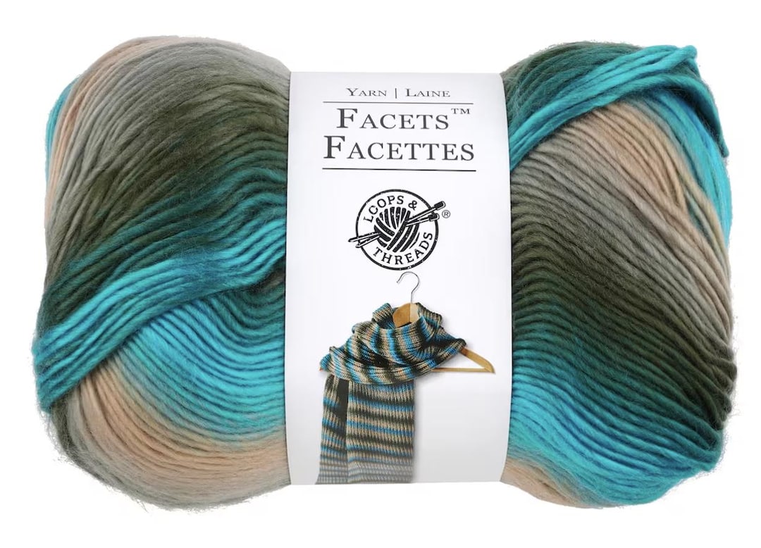 Facets Yarn by Loops & Threads - Etsy