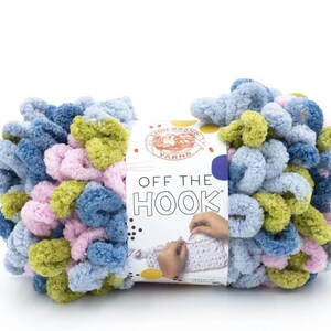 Lion Brand off the Hook Loop Jumbo Polyester Yarn - Etsy