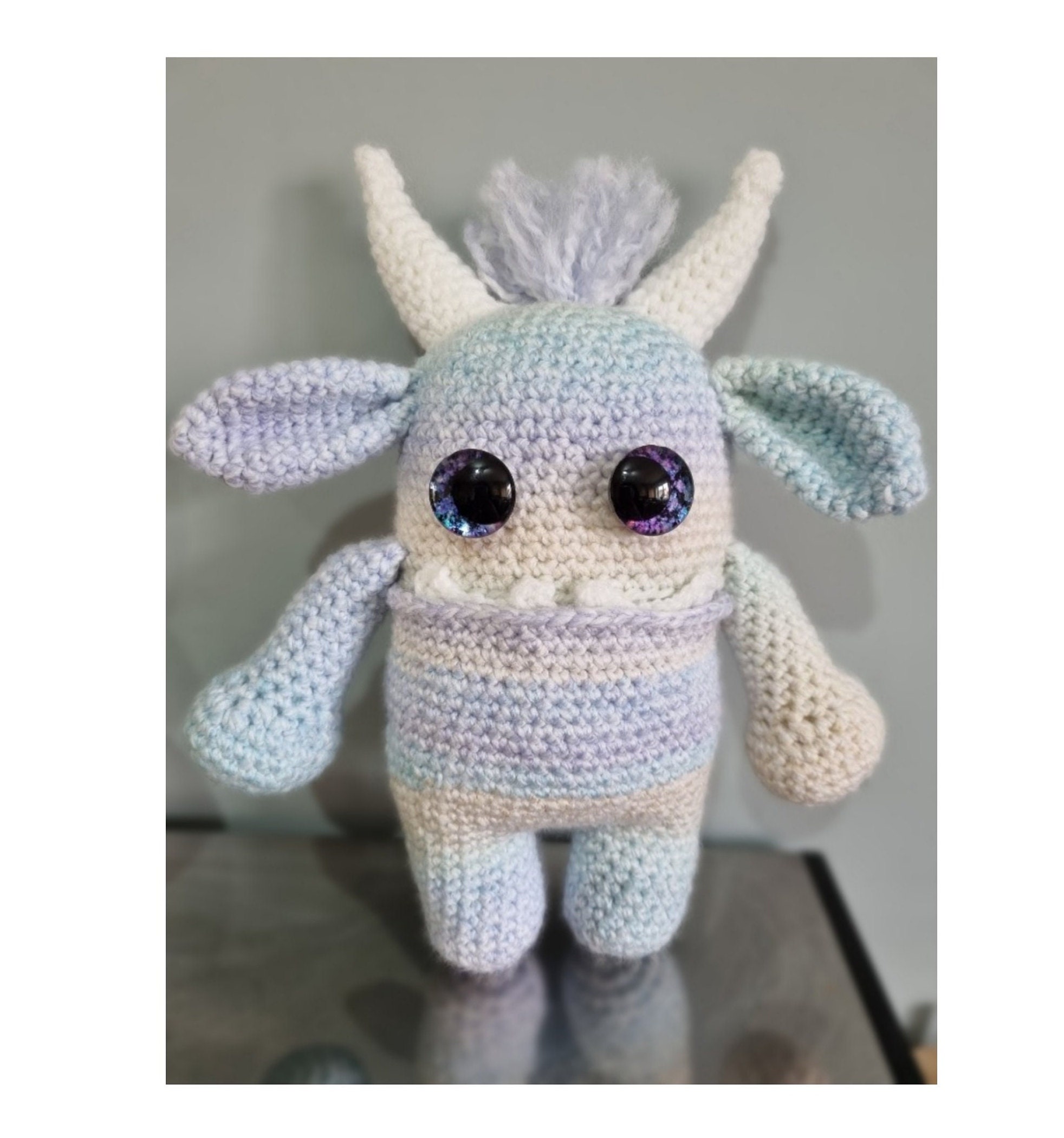 Worry Monster Crochet Pattern - Etsy