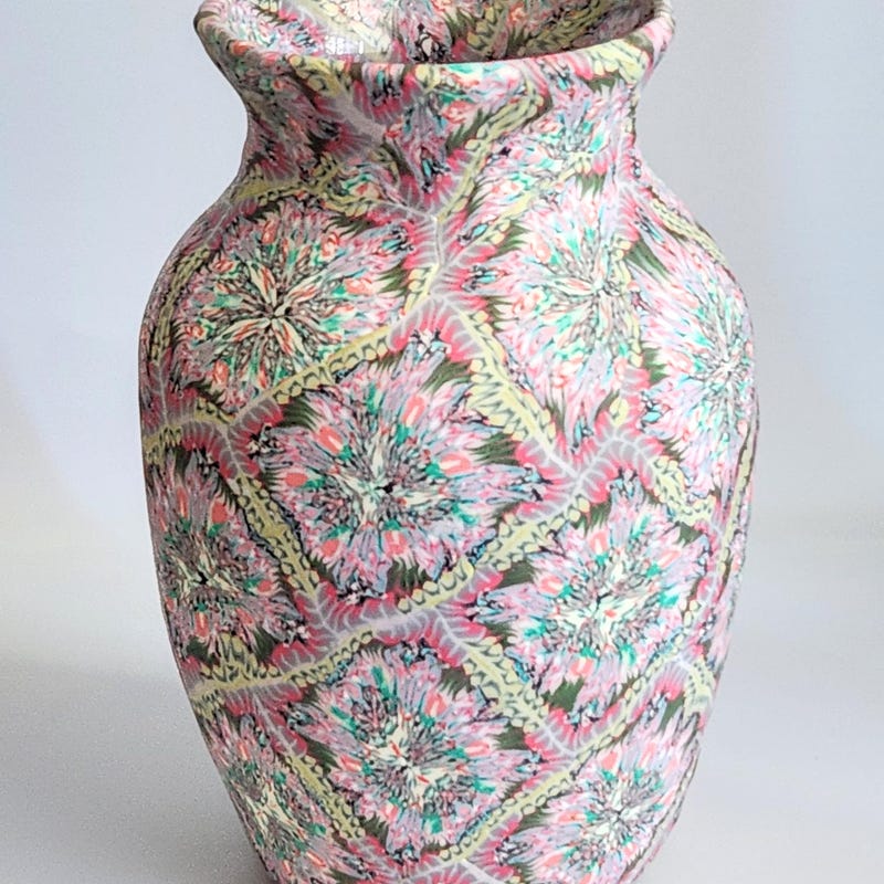 Polymer Clay Vase - Etsy