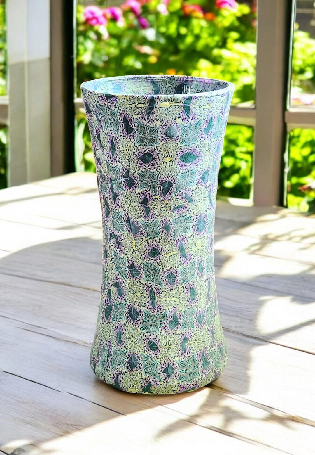 Flower Vase, Polymer Clay Vase, Gifts for Mom, Art Vase, Collectible ...