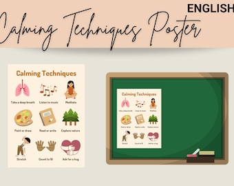 Spanish-calming Techniques Poster/ Tecnicas Calmantes Cartel - Etsy