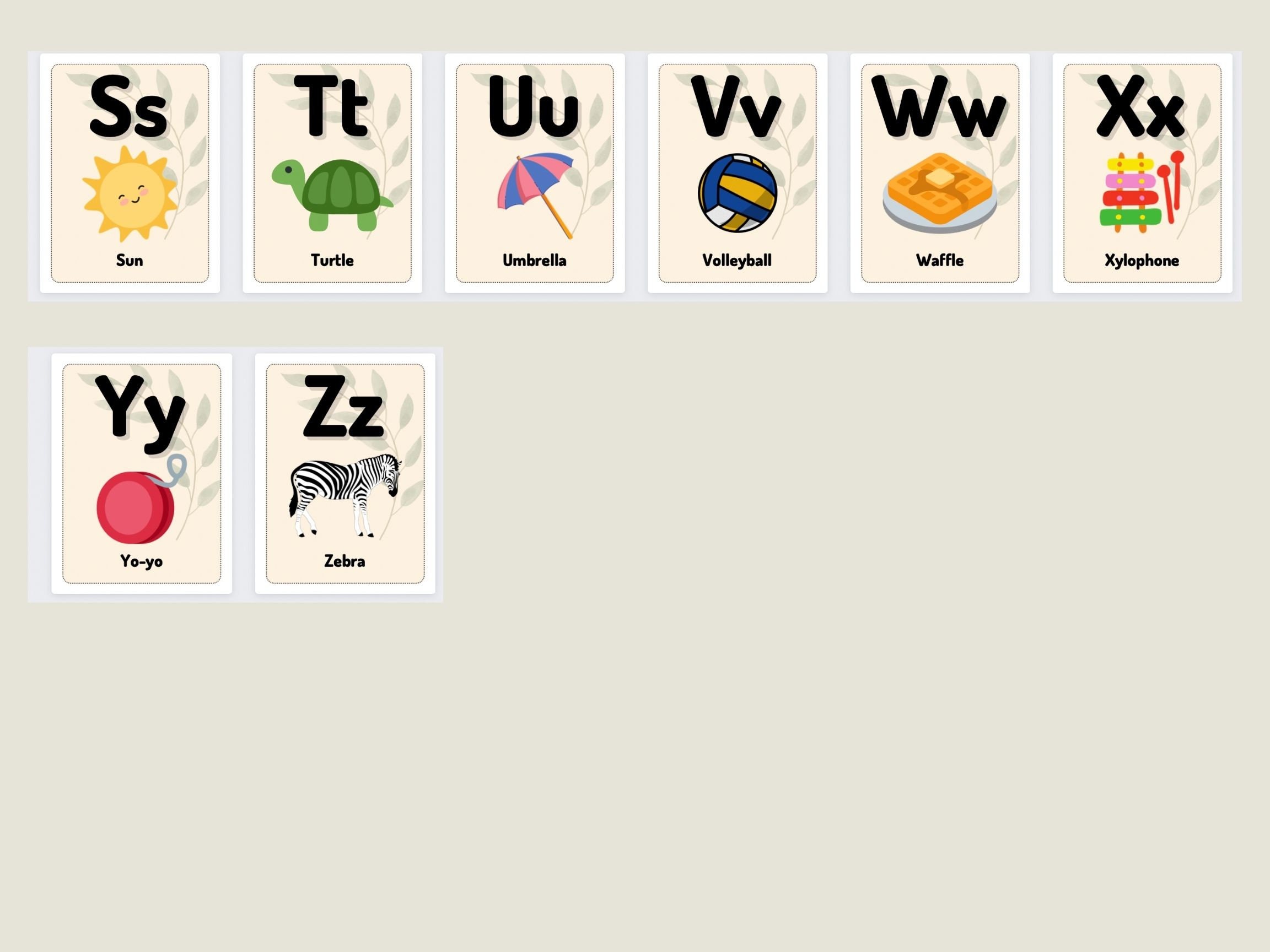 English-alphabet Posters | Letter Cards | Neutral / BOHO CLASSROOM ...