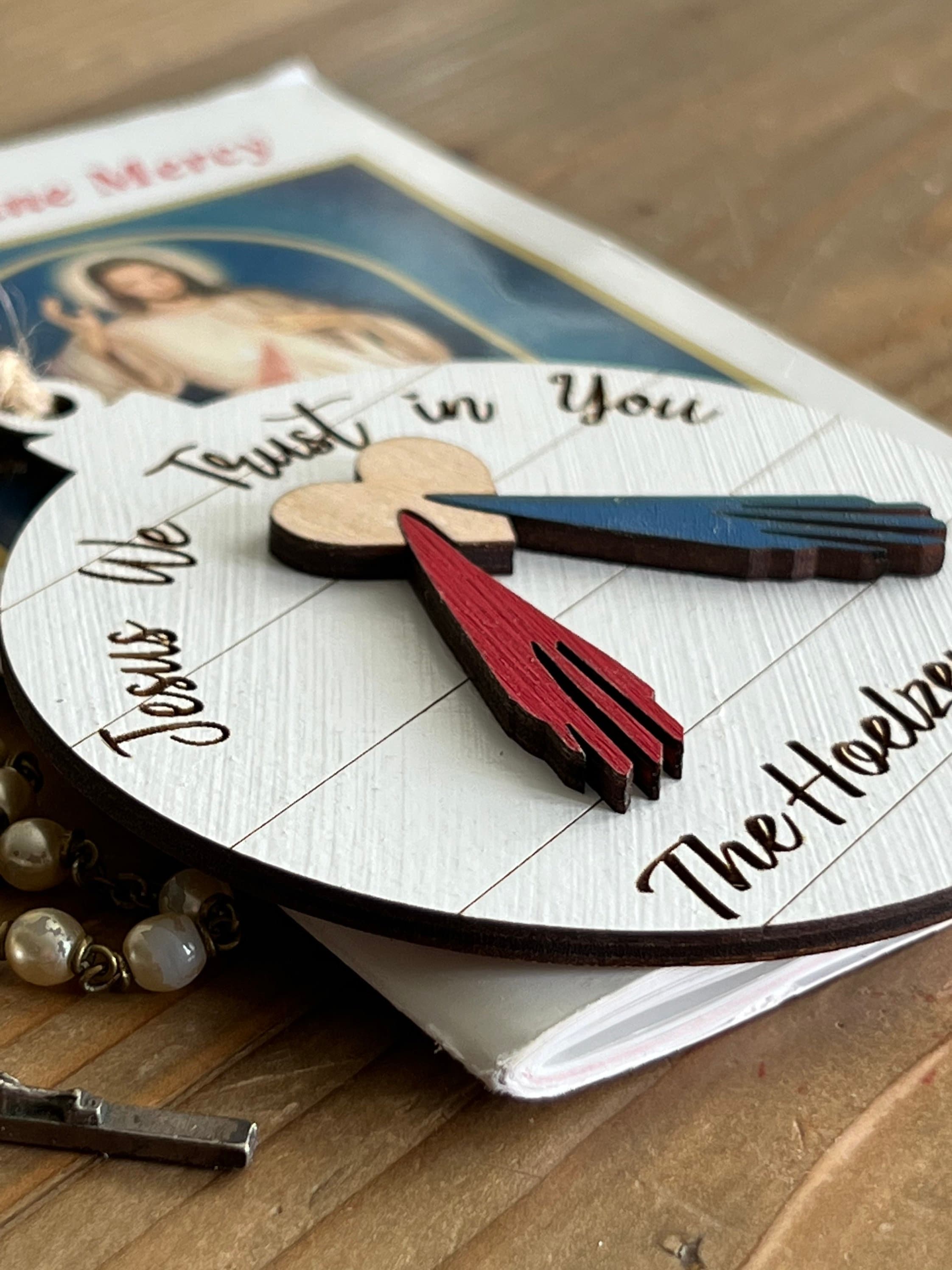 Divine Mercy Ornament - Customizable Catholic Ornament | Divine Mercy ...