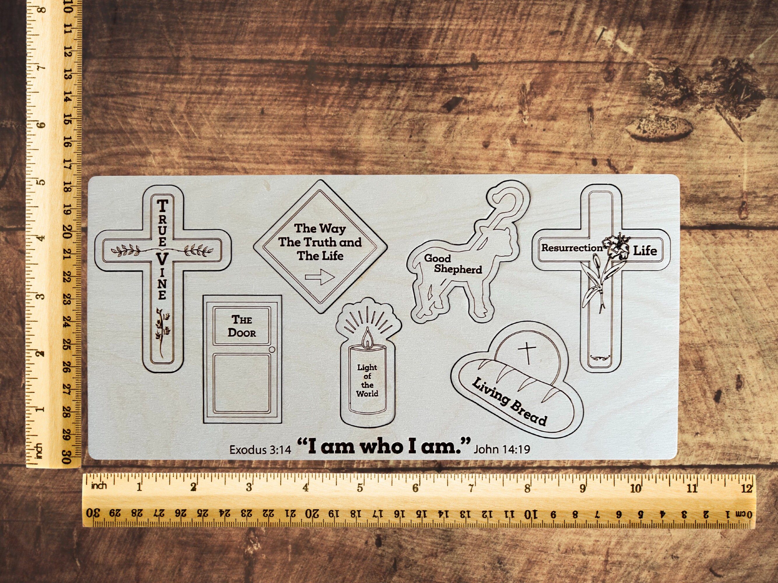 Jesus I Am Puzzle for Kids Wooden Puzzle Good Shepherd - Etsy