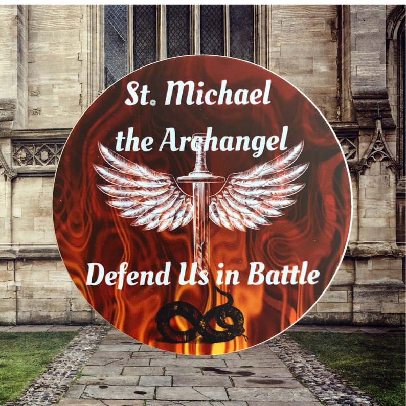 St. Michael the Archangel 3 Vinyl Sticker Catholic - Etsy