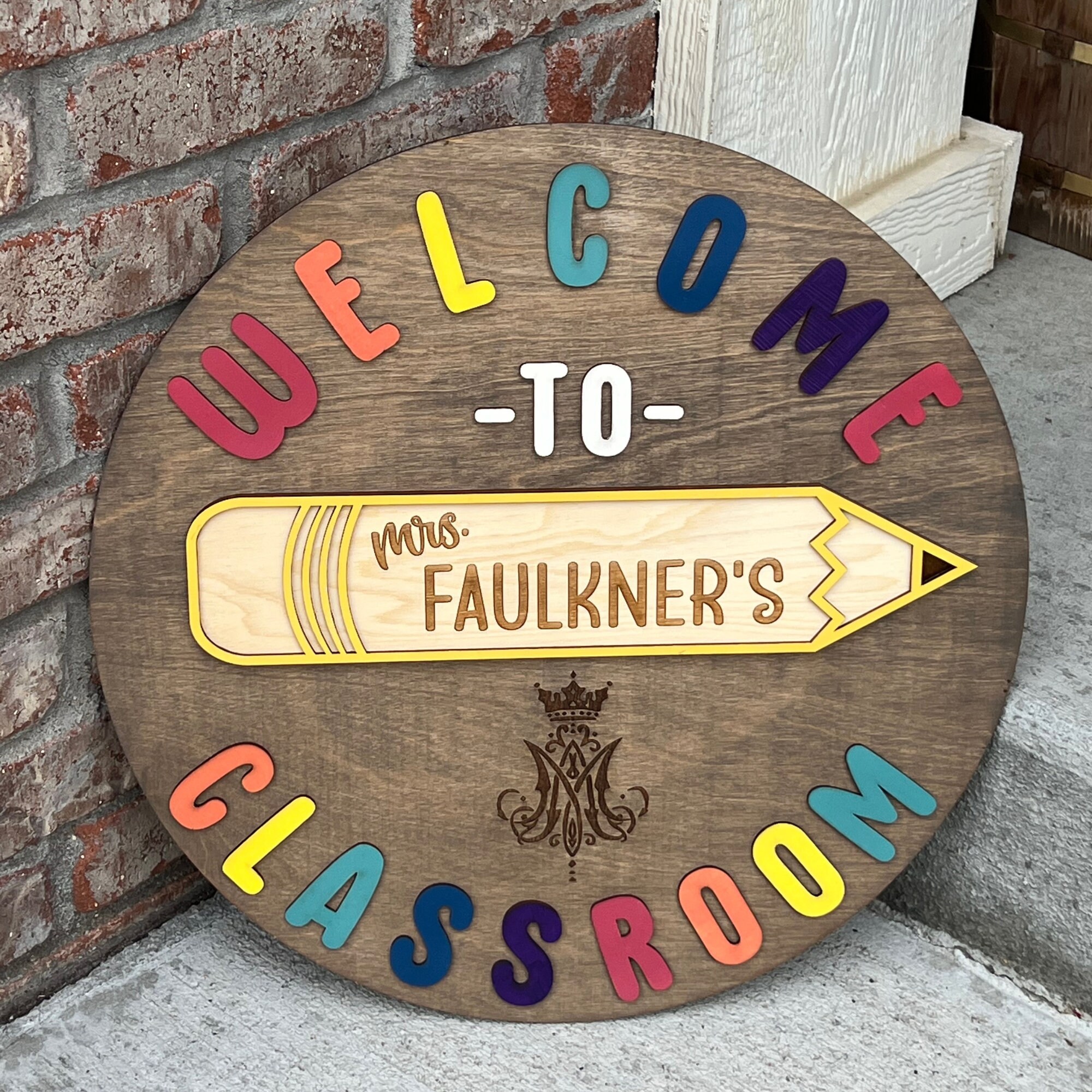 Teacher Sign Catholic Teacher Door Sign Classroom Door - Etsy