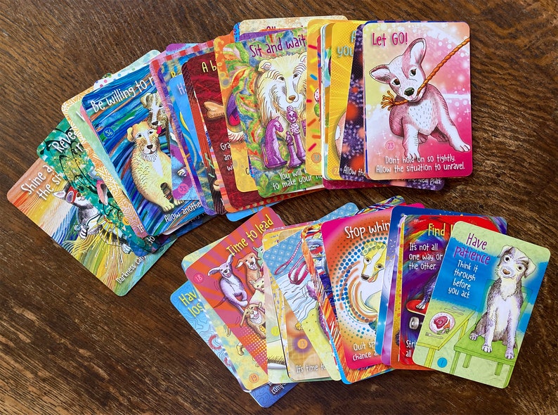 Messages From DOG Oracle Cards & Guidebook - Etsy