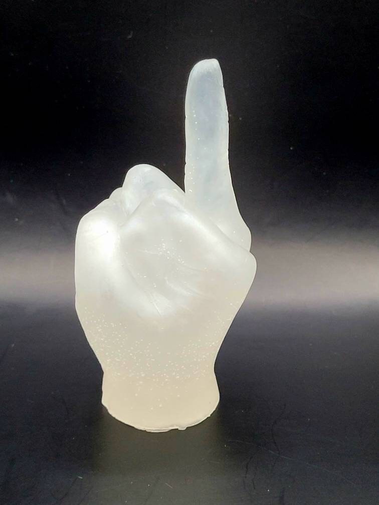 Resin Middle Finger FU - Etsy