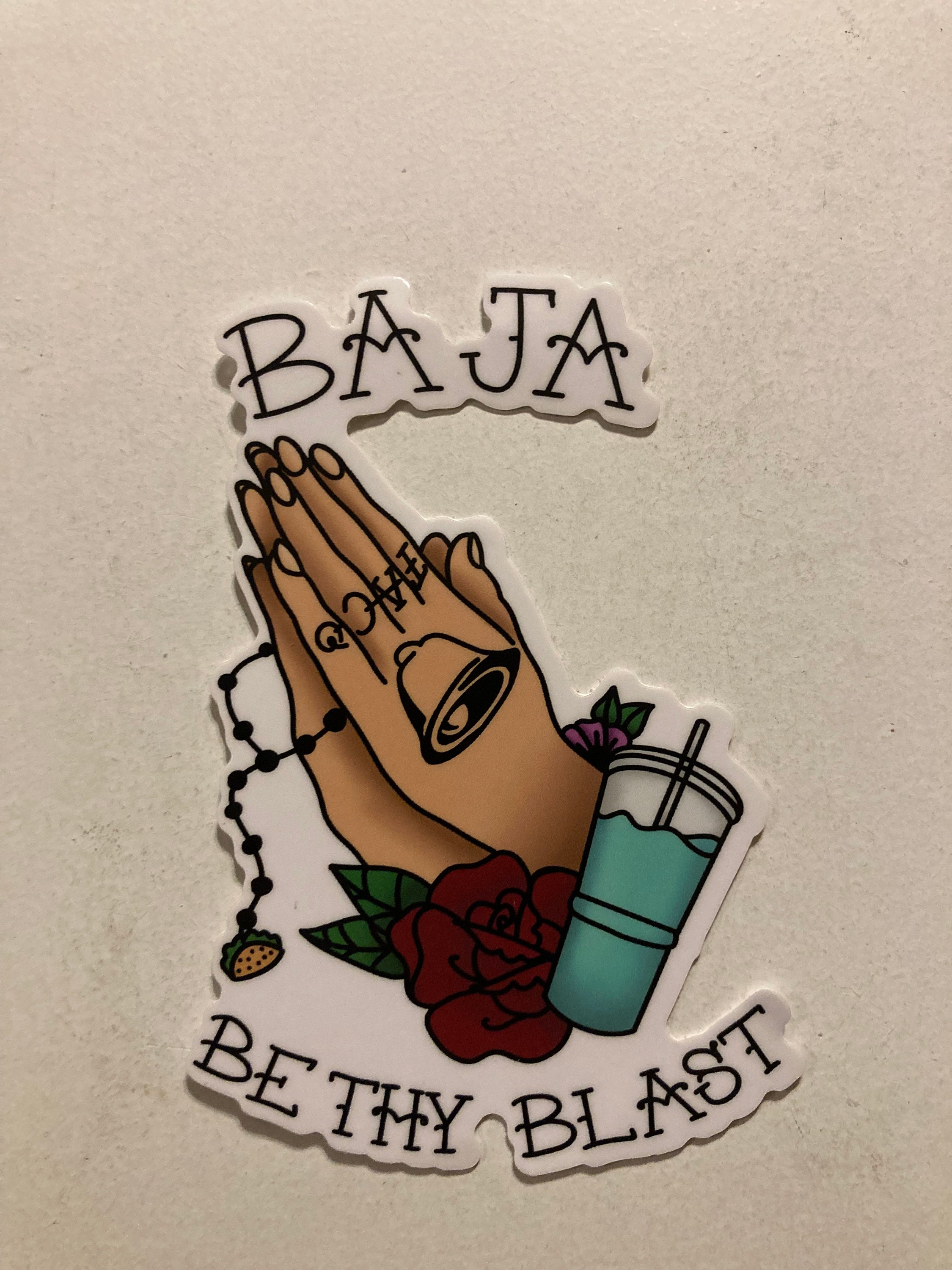 Baja Be Thy Blast Stickers - Etsy