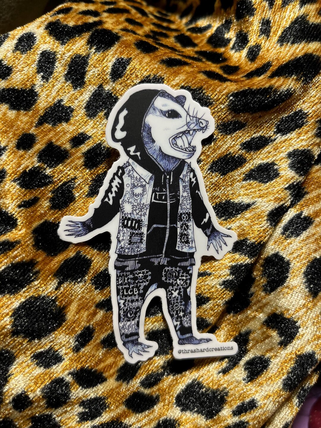 Crusty Possum Stickers - Etsy