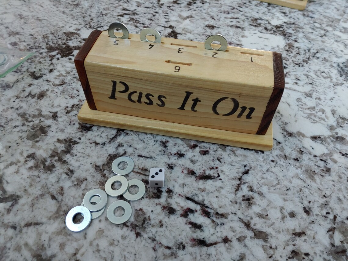 The Original Pass It on Game / Handcrafted - Etsy