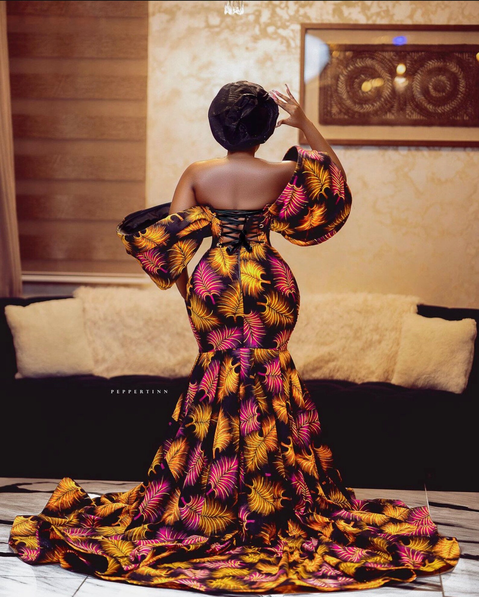 African Red Carpet Dress, African Gala Dress, African Clothing for ...
