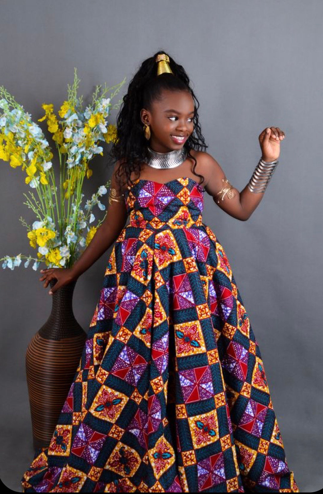 African Girl’s Dress for Pageant,african Clothing for Girls,african ...