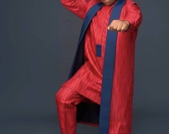 Red African Boy's Native Suit,african Clothing for Boys,african Boy's ...