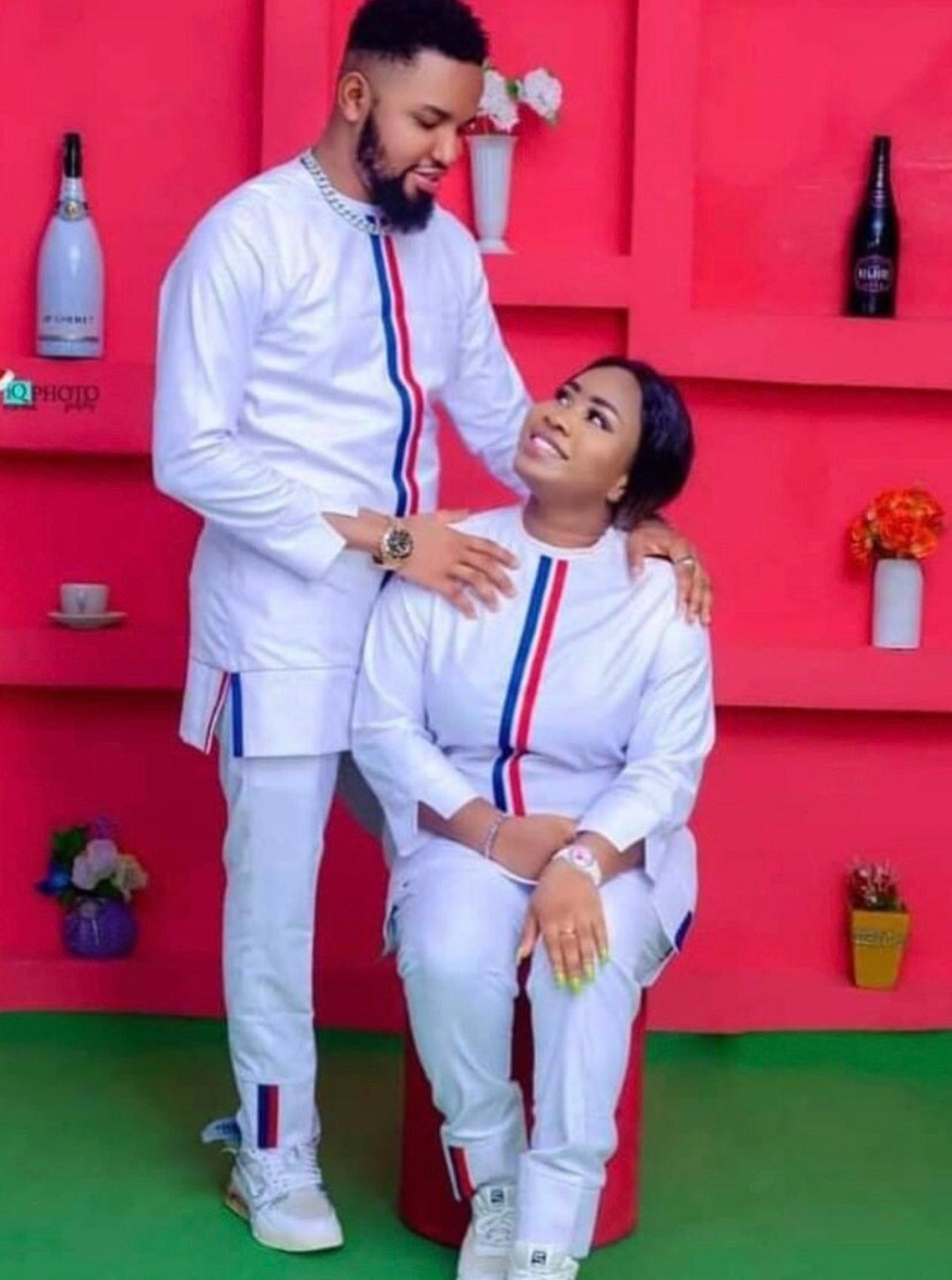 White Matching Couple Outfit: Couple’s Photoshoot Attire - Etsy