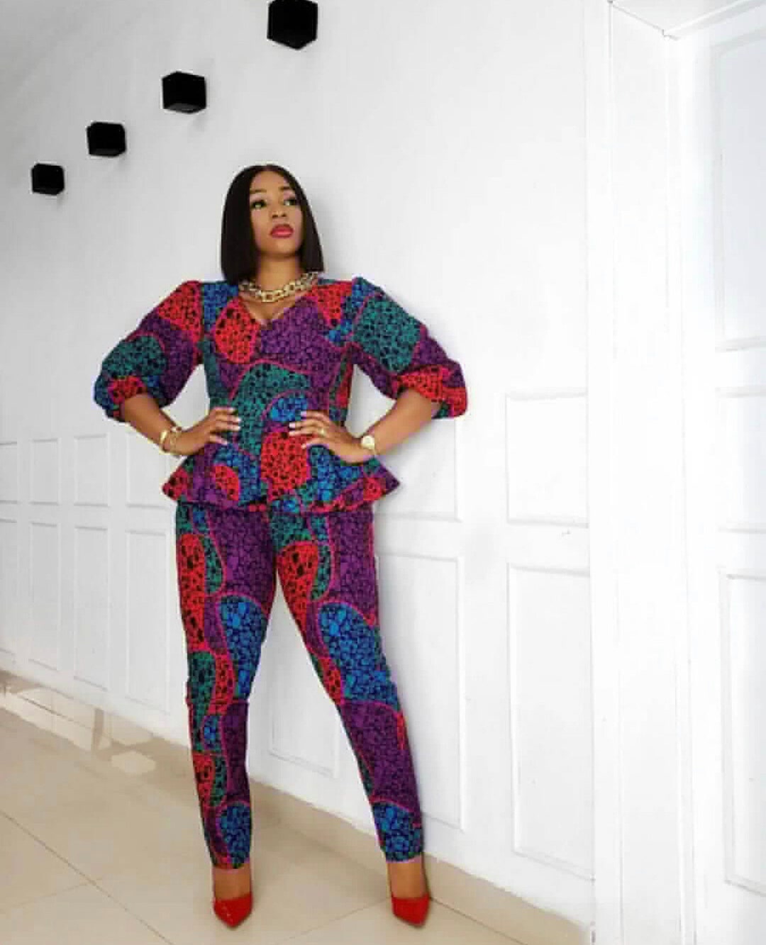 African Pant Suit For Women African Clothing For Women Ankara Pant Set