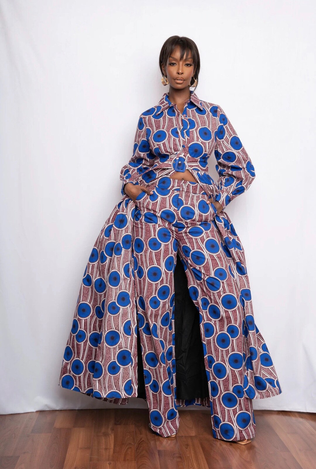 African Pant Suit For Women African Women Pant Set Ankara Pant Set