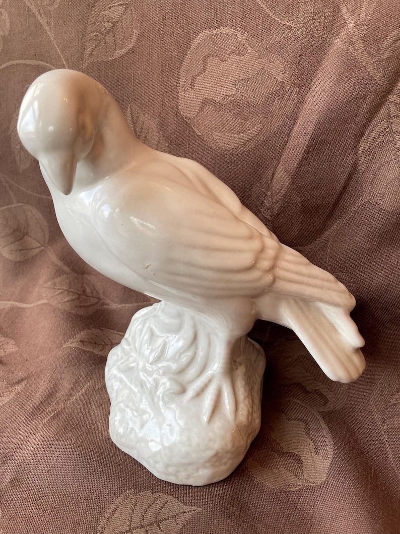 Vintage Japanese White Bird Figurine-mid Century Ceramic Sculpture - Etsy