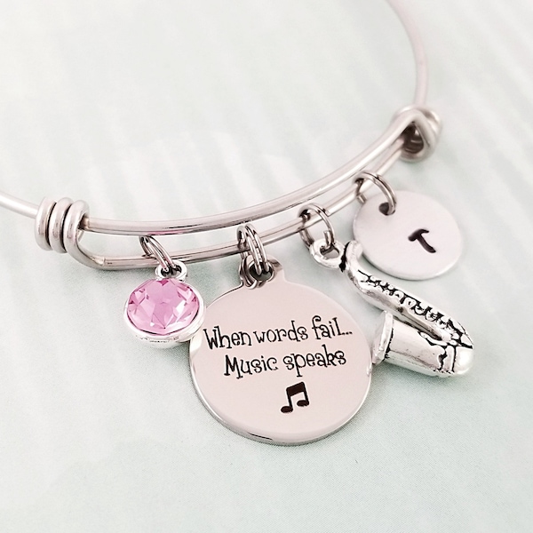 Music Charm Bracelet - Etsy