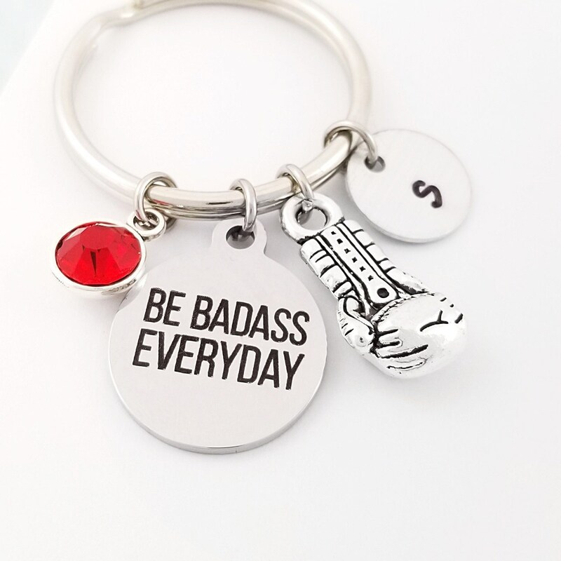 Badass Keychain - Etsy
