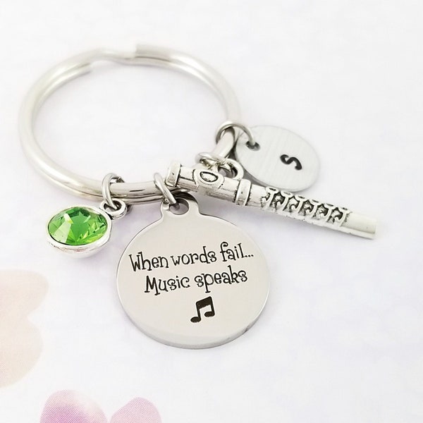 Music Keychain - Etsy