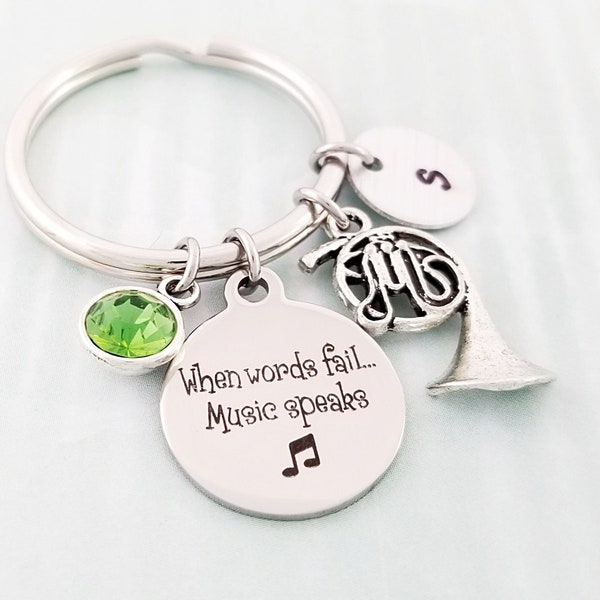Music Keychain - Etsy