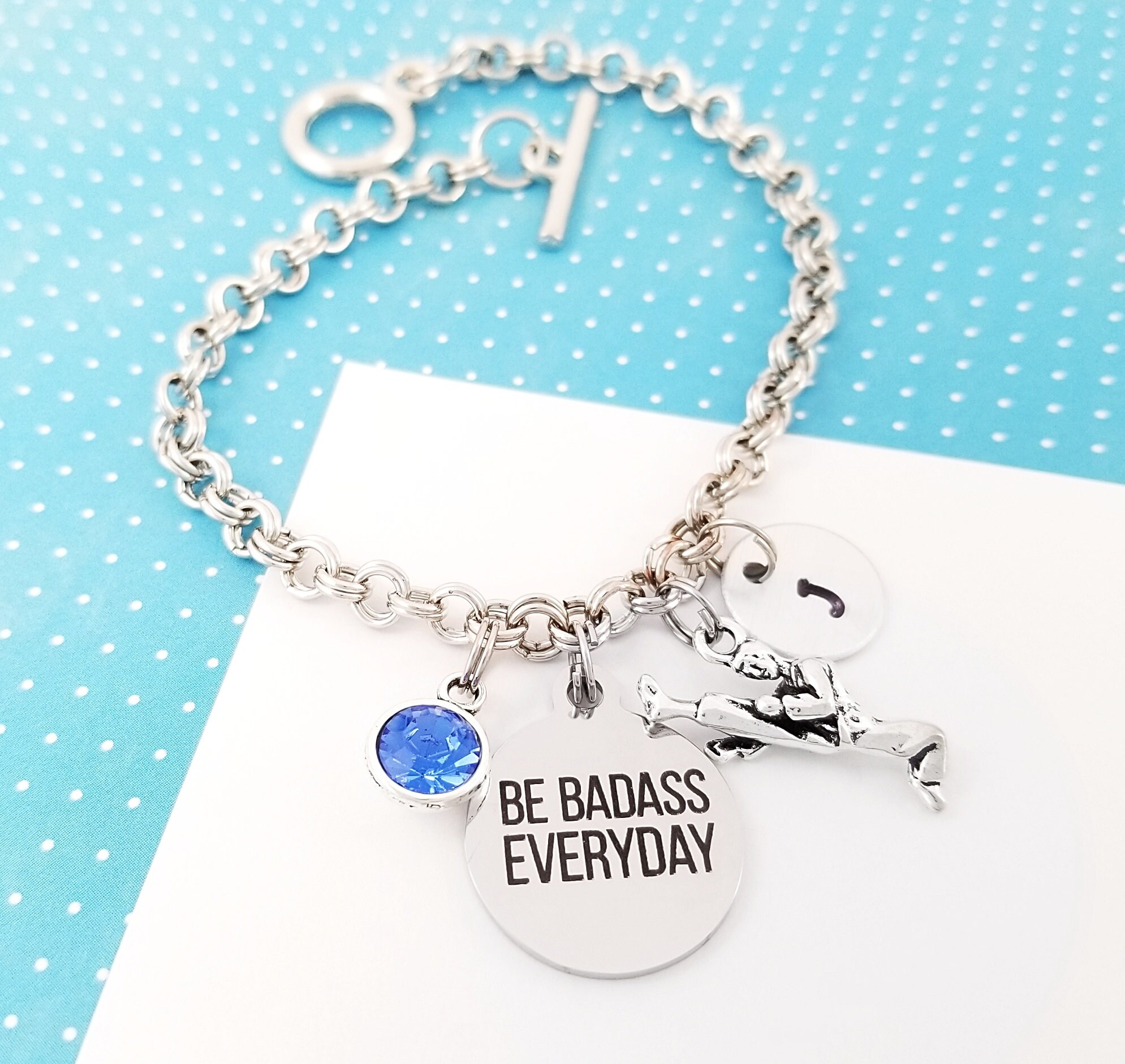 Be Badass Everyday Bracelet - Karate Bangle - Martial Arts Bracelet ...