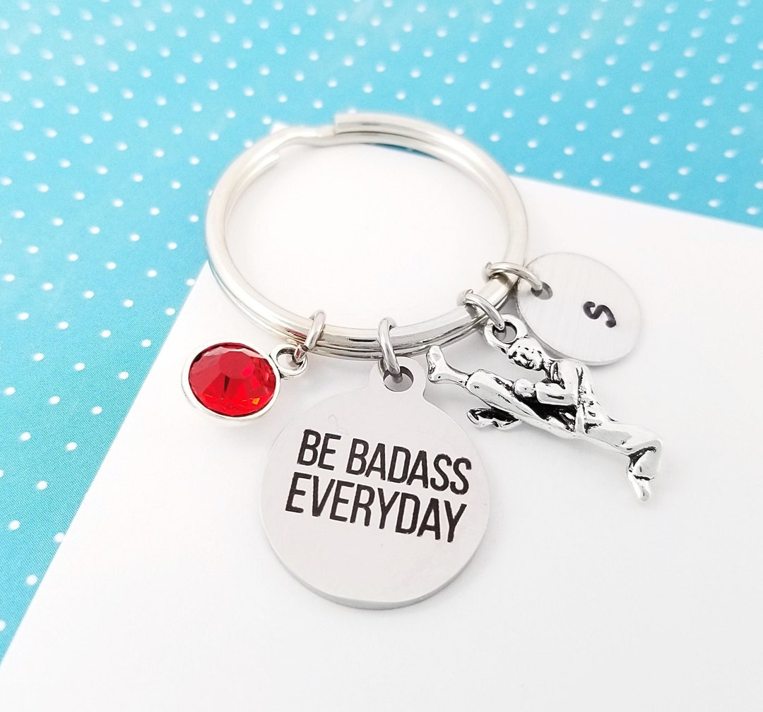 Be Badass Everyday Keychain Karate Keychain Martial Arts Keychain ...