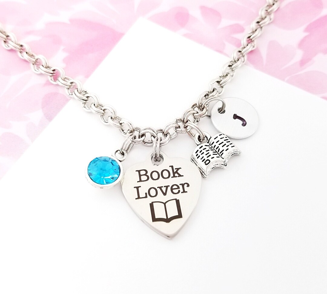 Book Lover Bracelet - Book Bracelet - Book Bangle - Writer Gift ...