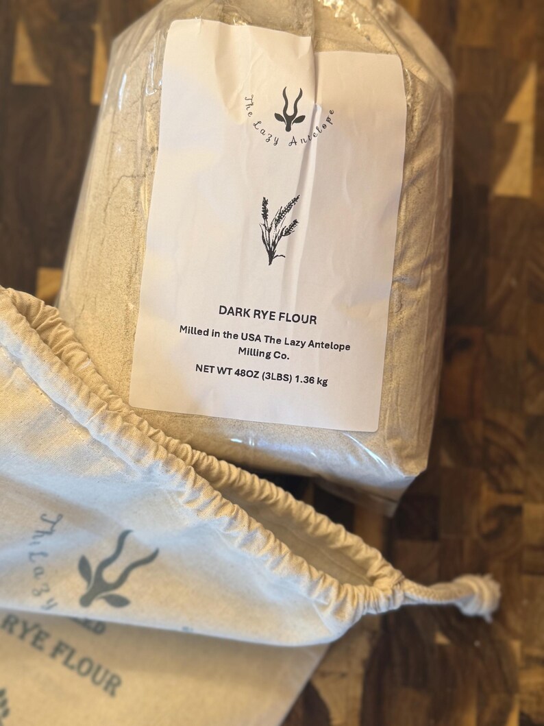 Freshly Milled Dark Rye Flour NET WT 48OZ (3LBS) 1.36 Kg - Etsy
