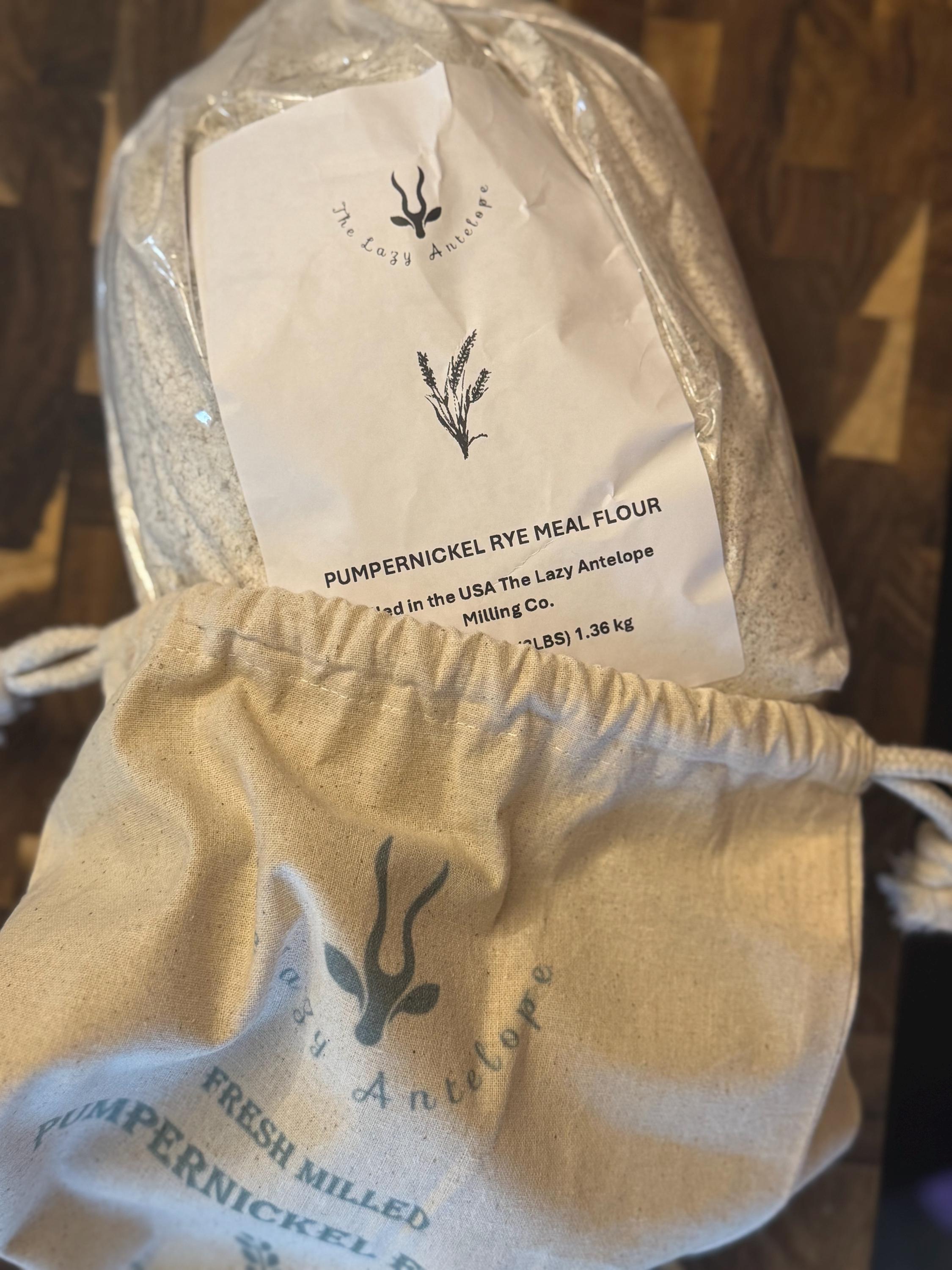 Freshly Milled Pumpernickel Flour NET WT 48OZ (3LBS) 1.36 Kg - Etsy