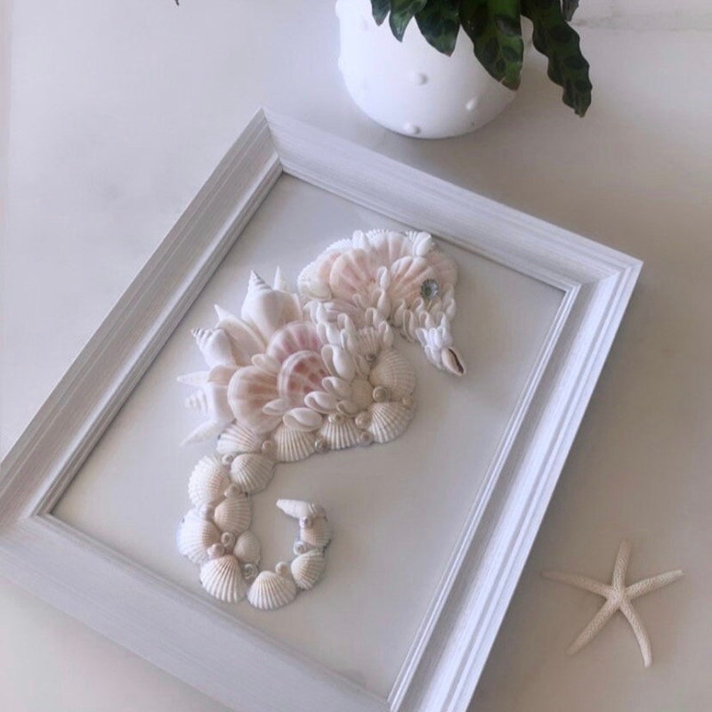 Seashell Seahorse - Etsy