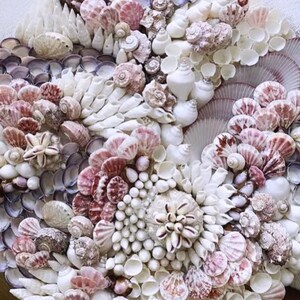 Sea Shell Wall Panels Full Wall Mosaics All Natural Seashells Urchins ...