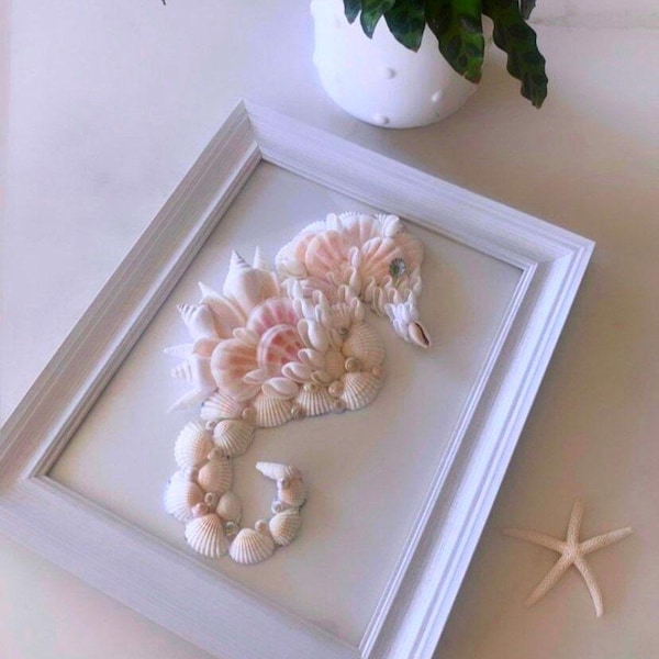 Seashell Seahorse - Etsy
