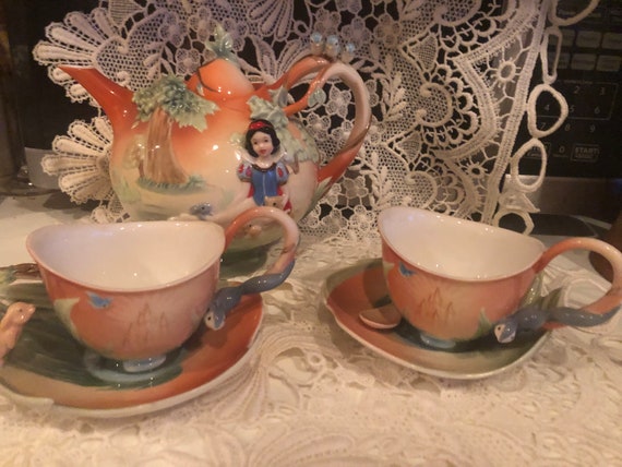 Rare Vintage Disney Snow White Tea Set | Etsy