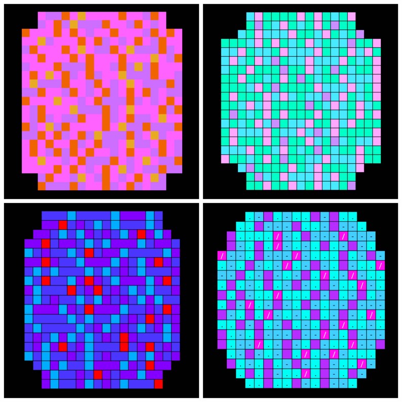 Morse Code Grid Art - Etsy