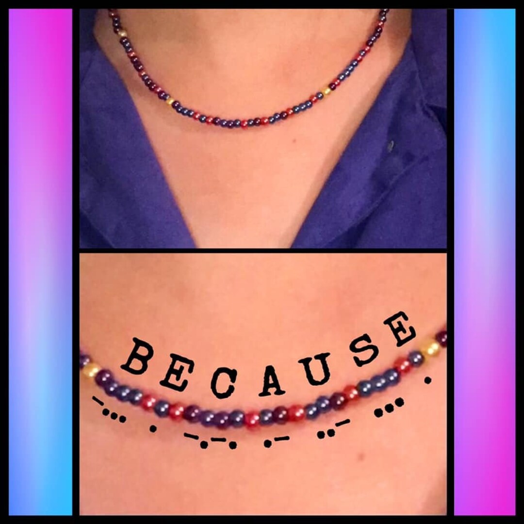 Beaded Morse Code Messages - Etsy